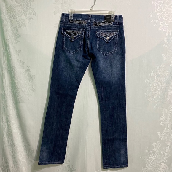 Red Rivet | Jeans | Red Rivet Angel Wings Jeweled Straight Leg Jeans ...